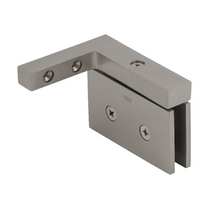 CRL Brushed Nickel Cardiff Series Right Hand Mount Hinge | CRL