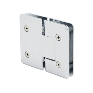 CRL Chrome Cologne Series 5 Degree Pre-Set Glass-to-Glass Hinge | CRL
