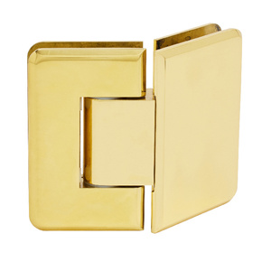 CRL Polished Brass Pinnacle 345 Series Adjustable 135 Degree Glass-to ...