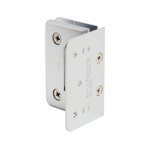 CRL Satin Chrome Pinnacle 044 Series Wall Mount Offset Back Plate Hinge ...