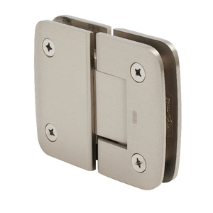 CRL Brushed Nickel Roman 180 Series 180 Degree Glass-To-Glass Standard ...