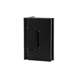 CRL Matte Black Geneva Series Wall Mount Offset Back Plate Hinge ...