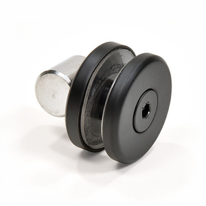 CRL Matte Black Complete 180º Crescent Series Sliding System | CRL