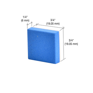 CRL 3/4" x 3/4" Non-Adhesive EVA Blue Shipping Pads | CRL