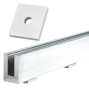 CRL Aluminum Drain Block for B5S Base Shoe - 10/Pk | CRL