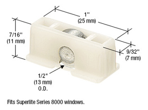 Sliding Window Rollers | CRL