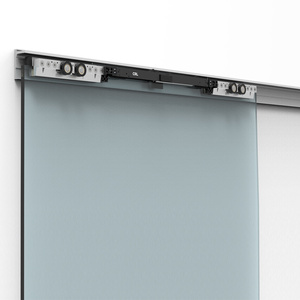 CRL 690 Series Satin Anodized Wall or Ceiling Mount Sliding Door Kit | CRL