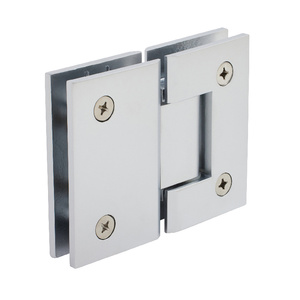 CRL Satin Chrome Geneva 180 Series 180 Degree Glass-to-Glass Standard ...