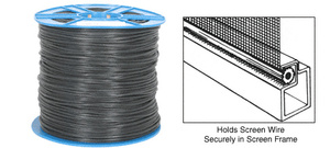 CRL .150" Black Serrated Screen Retainer Spline Bulk 15 Pound Roll ...