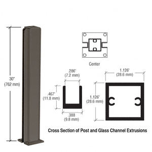 Design Series Partition Posts | CRL