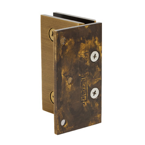 CRL Antique Brass Geneva 544 Series Wall Mount Offset Back Plate Hinge ...