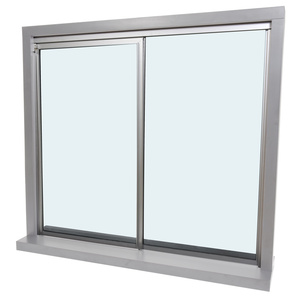 CRL Florence Satin Anodized Factory Glazed "XO" Model with 1/4 ...