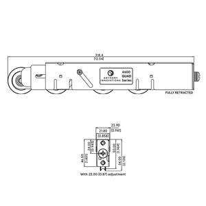 QUADZilla Stainless Steel Quad Roller with 1.81" Polymer Wheels | CRL