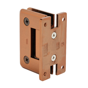 CRL Antique Bronze Pinnacle 037 Series Wall Mount 'H' Back Plate Hinge ...