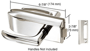 CRL Polished Stainless PTH Series Modern Style Lever Handle | CRL