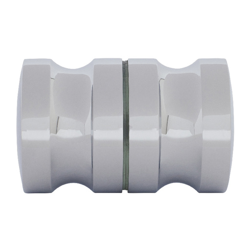 CRL Polished Chrome Euro Style Back-to-Back Shower Door Knobs | CRL