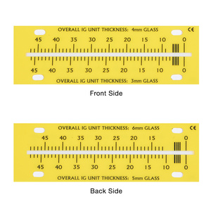 CRL Fractional and Metric Scale Set for MG1500 Glass Thickness Laser | CRL