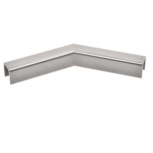 CRL Polished Stainless 11 Gauge Cap Rail for 3/4" Monolithic Tempered ...