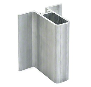 CRL Matte Black Trimline 2-3/8" x 1-1/8" Aluminum Post | CRL