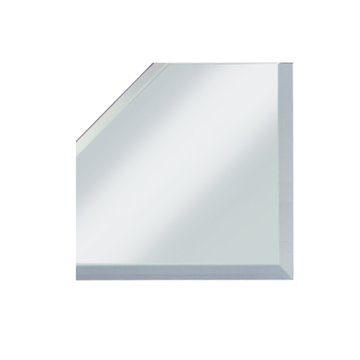 CRL Clear Mirror Glass 3" Mitered Corner Beveled on 3 Sides | CRL