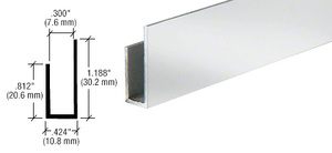 CRL Brite Anodized Aluminum FHA Type J-Channel | Mirror J-Channels ...