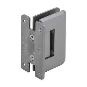 CRL Brushed Nickel Pinnacle 537 Series 5 Degree Pre-Set Wall Mount 'H ...
