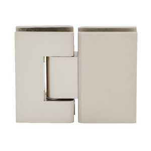 CRL Satin Nickel Geneva 180 Series 180 Degree Glass-to-Glass Standard ...