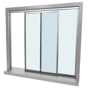 CRL Florence Satin Anodized Factory Glazed "XO" Model with 1/4 ...