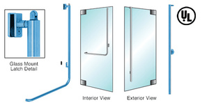 CRL-Blumcraft® Painted Right Hand Reverse Glass Mount Keyed Access "FS ...