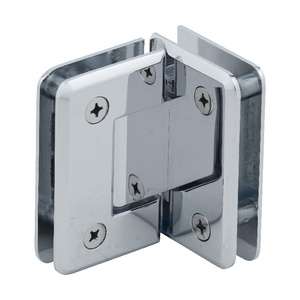 CRL Polished Chrome Pinnacle 092 Series 90 Degree Glass-to-Glass Hinge ...