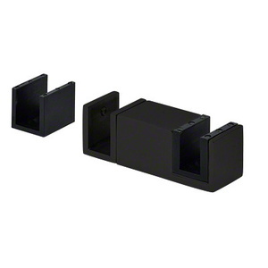 CRL Matte Black Complete 180º Crescent Series Sliding System | CRL