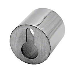 CRL 316 Brushed Stainless Wall Mount End Cap for 30 mm Rails | CRL