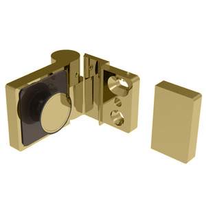CRL Satin Brass Lugano Series Wall Mount Outswing Hinge - For Right ...