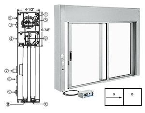 CRL Satin Anodized 48" x 36" All Electric Fully Automatic Deluxe ...