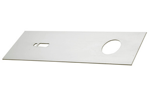 CRL Brushed Stainless Cover Plate for 4" Header Used with Overhead ...