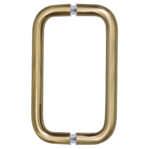 CRL Brushed Bronze 8" Back-to-Back Solid 3/4" Diameter Pull Handles ...