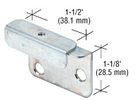 CRL Zinc Plated Offset Mirror Clip for 1/4" Glass | CRL