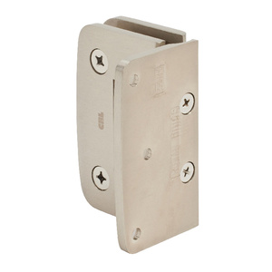 CRL Brushed Nickel Roman 044 Series Wall Mount Offset Back Plate Hinge ...