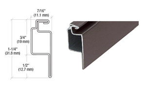 CRL White 5/16" Reversed Lip Screen Frame - 144" | Window Screen Frames ...