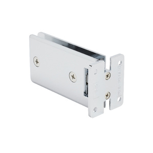 CRL Chrome Grande 037 Series Wall Mount Standard Back Plate Hinge | CRL