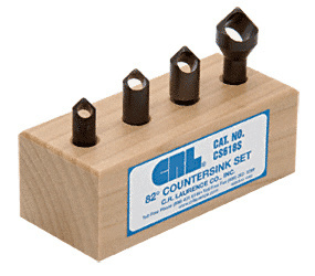 CRL Weldon 4 Piece Countersink Set | Countersinks & Counterbores | Drilling & Tapping Tools ...