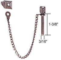 CRL Tan Sliding Window Lock with 2-1/4" Screw Holes and 1/2" Latch ...