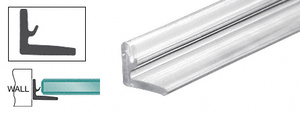 CRL 95" Replacement Clear Plastic L-Shaped Vinyl | Shower Wall Jambs ...