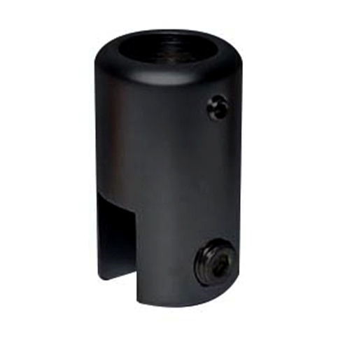CRL Matte Black Support Bar Bracket for 3/8" to 1/2" Glass | CRL