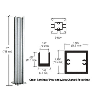 Design Series Partition Posts | CRL