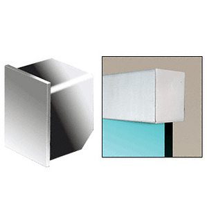 CRL Brushed Stainless 90 Degree Horizontal Corner for 11 Gauge Crisp ...