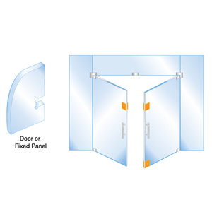 CRL Satin Anodized Center Housed Patch Keeper | CRL