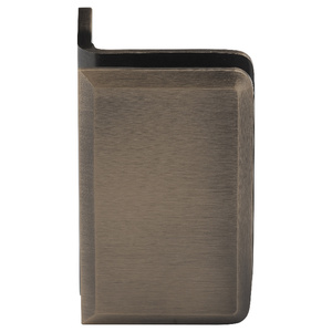 Antique Brass Wall Mount Premier Series Glass Clamps | USH