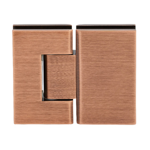 CRL Antique Brushed Copper Geneva 180 Series 180 Degree Glass-to-Glass ...