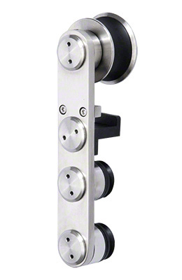 CRL Brushed Stainless Double Roller Laguna Roller with Anti-lift and ...